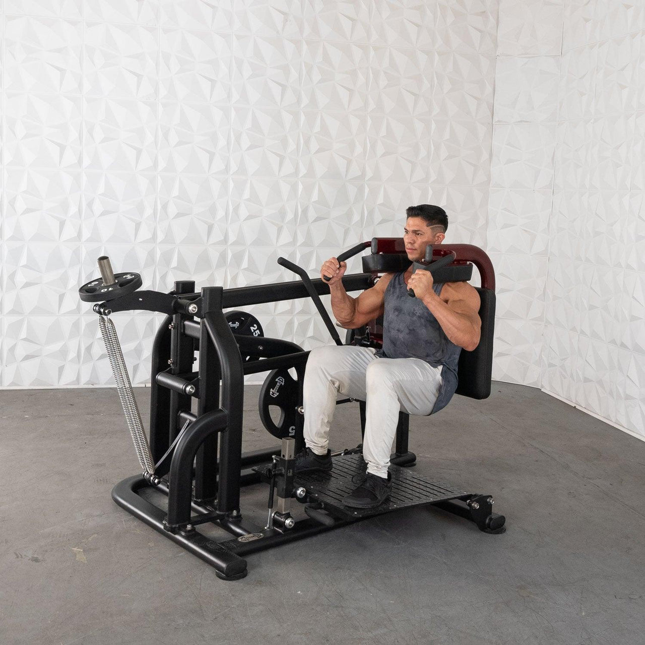 Pro Strength Drop Squat - Muscle D Fitness - Adjustable Plate Loaded S ...