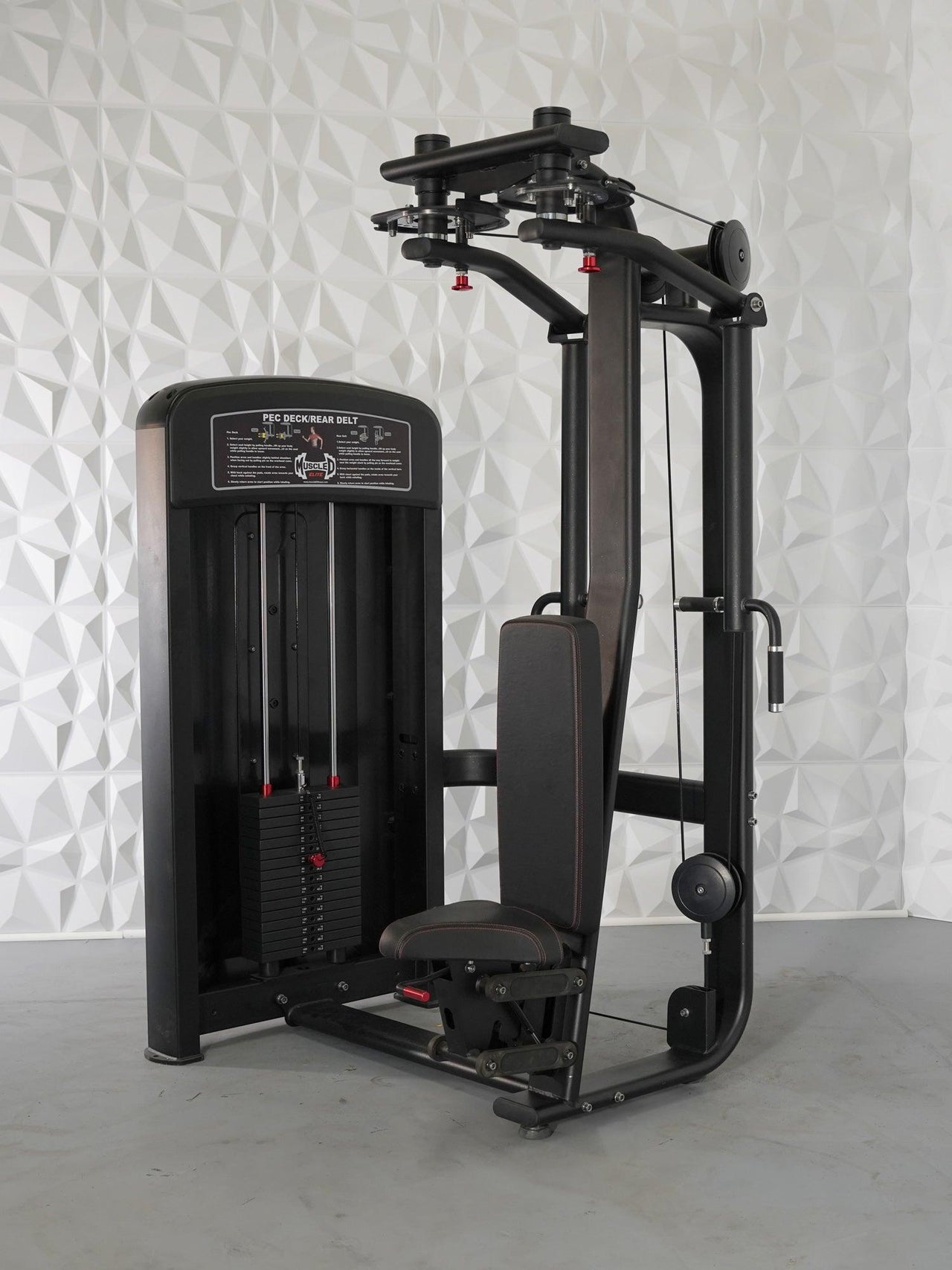 Elite Selectorized Pec Deck/Rear Delt - Muscle D Fitness - Commercial ...